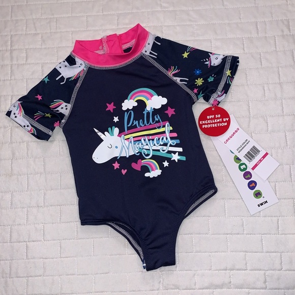 Wippette | Swim | Nwt Wippette Baby Girl Swimwear Unicorn Onepiece ...